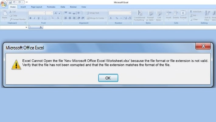 How To Solve The Error Excel Cannot Open The File